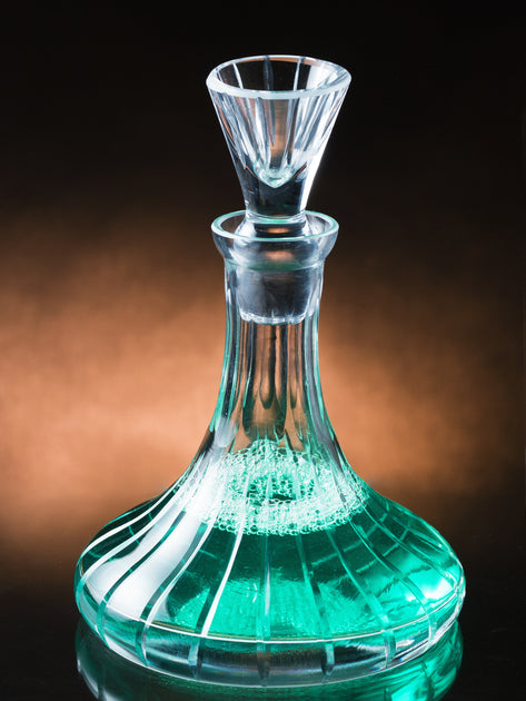Glass Water Dispenser Barski Crystal - Glass -Mouthwash Decanter With 1 ...